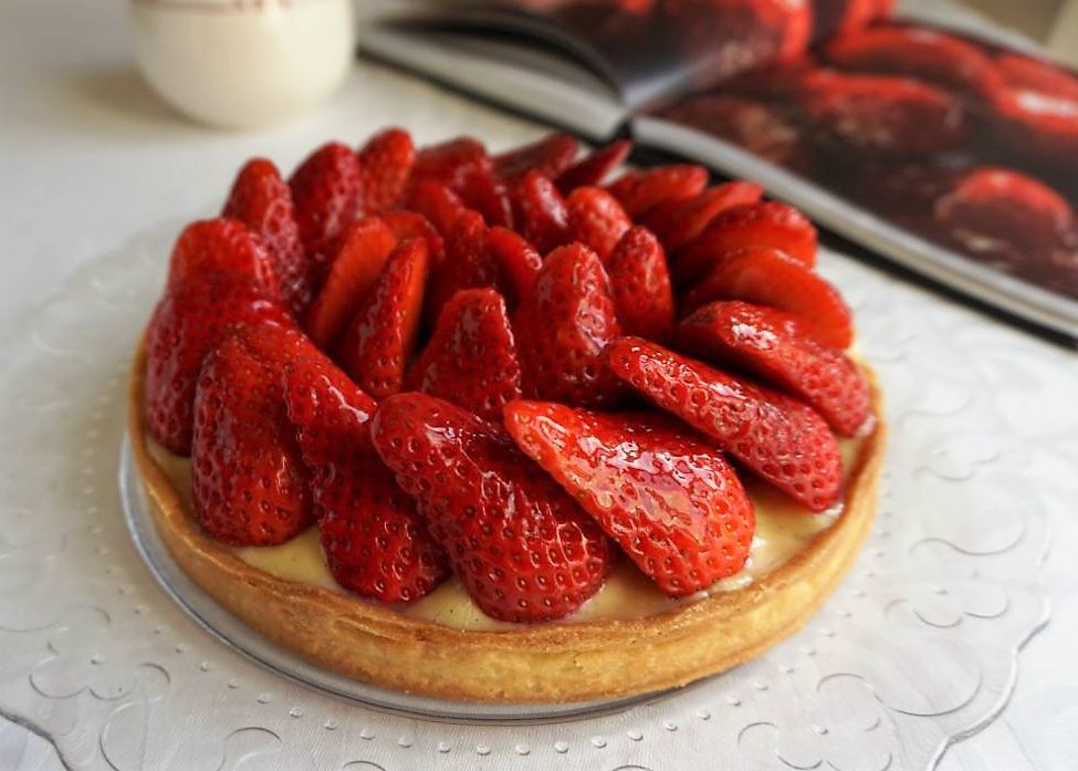 Tarte aux fraises - recette sur Caviar & Champagne
